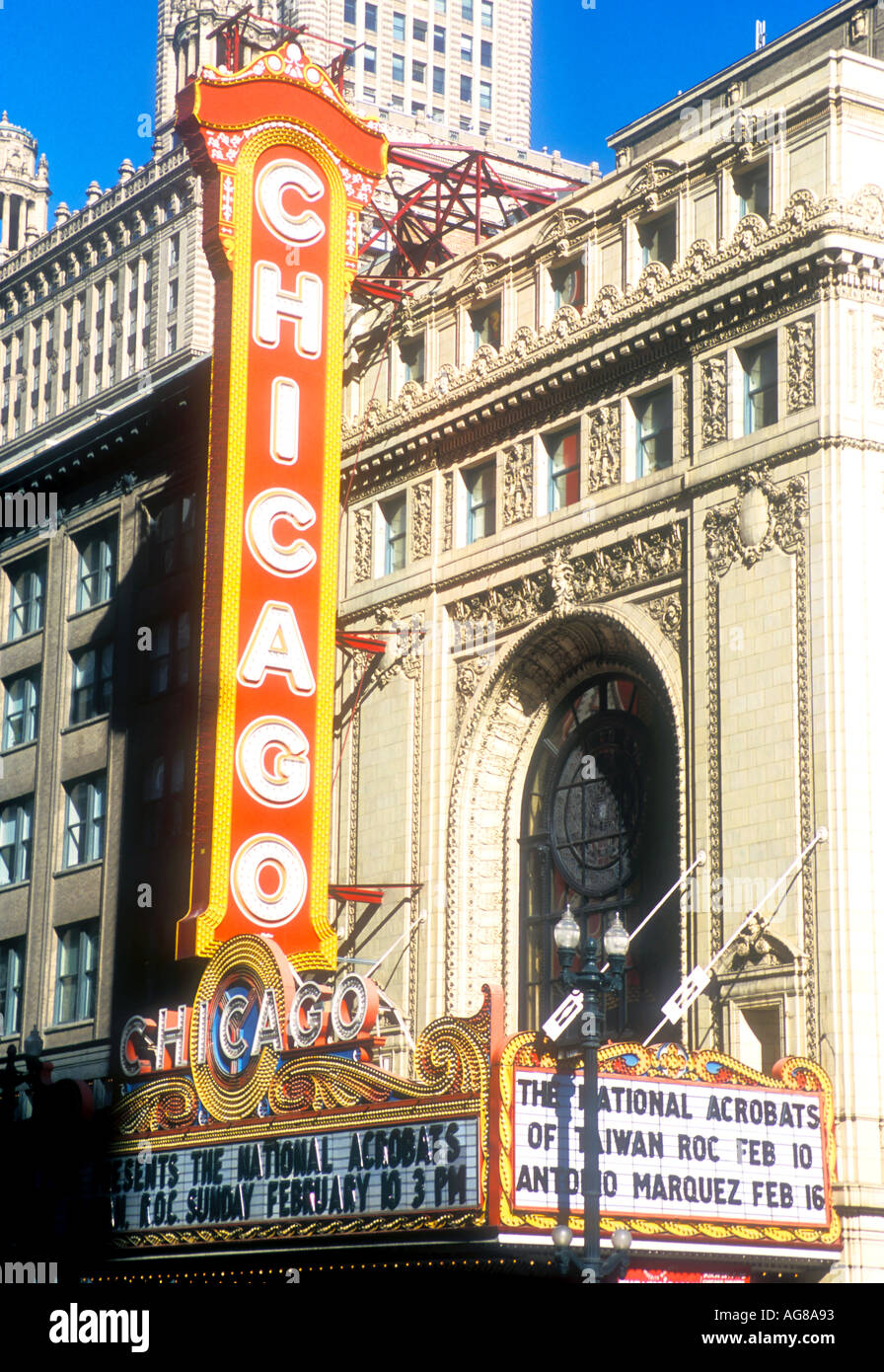 The Chicago Theater Stock Photo - Alamy