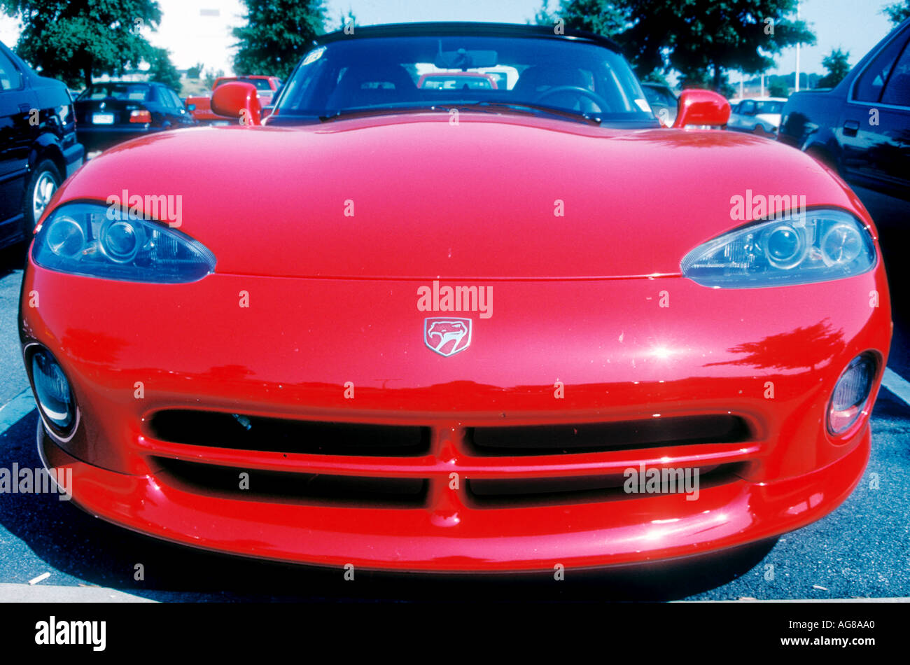 Red dodge viper hi-res stock photography and images - Alamy