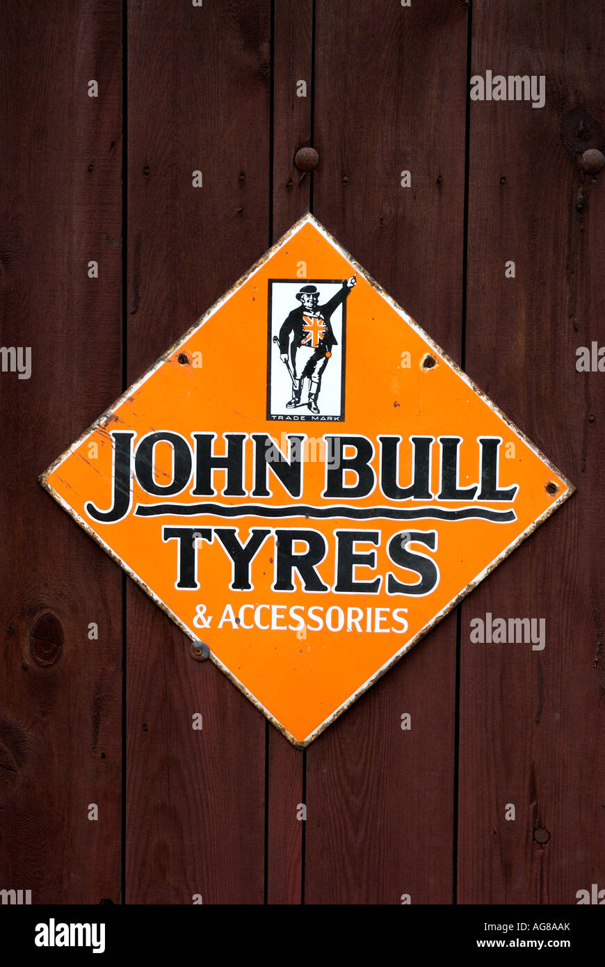 Metal advertising signs hi-res stock photography and images - Alamy