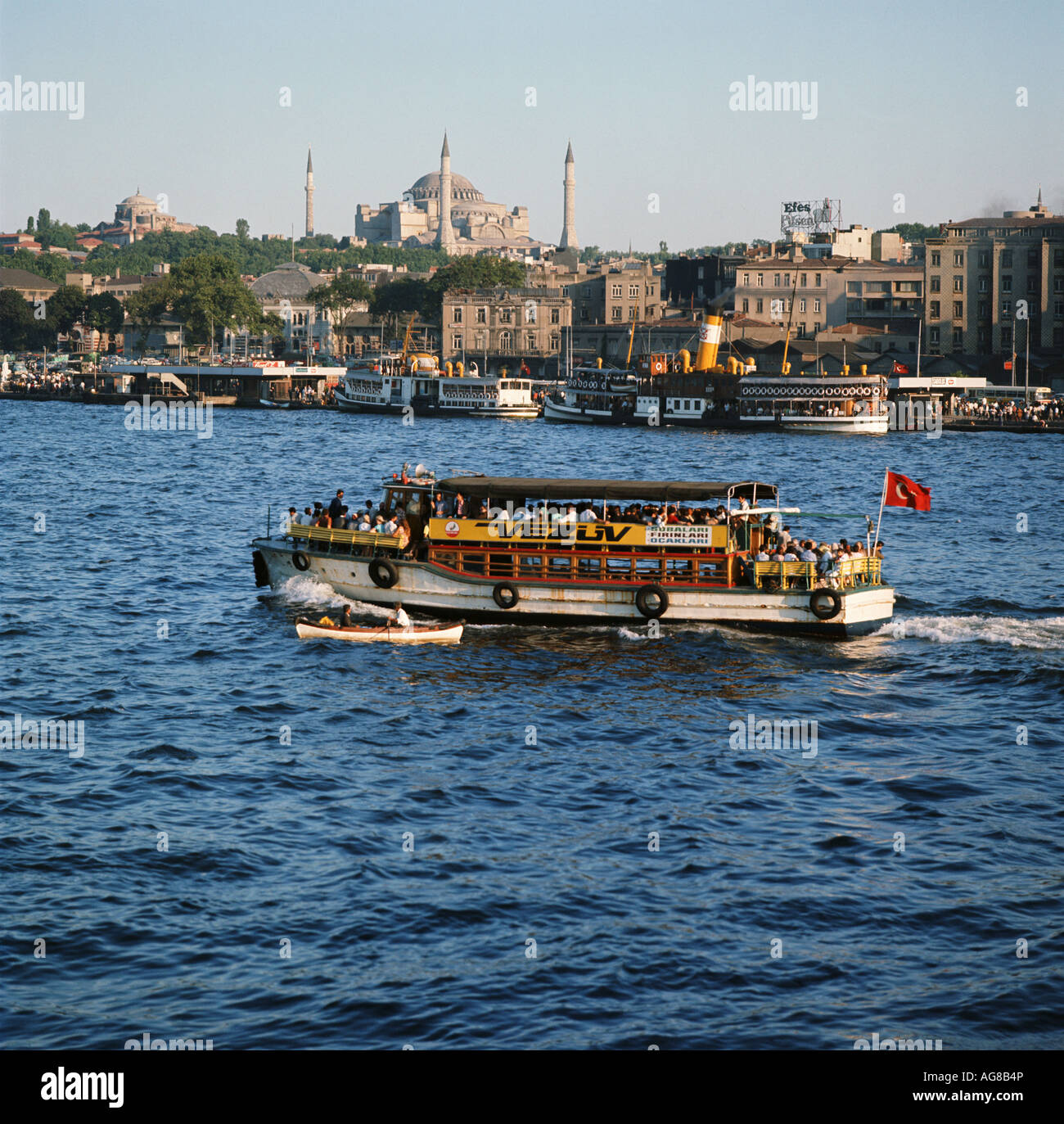 Ferry boat Golden Horn Istanbul Turkey Stock Photo - Alamy