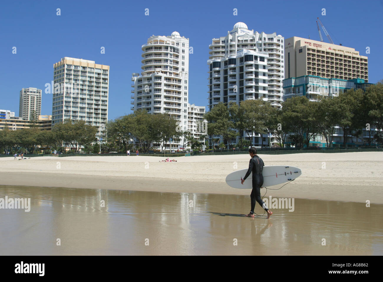 Gold Coast beach High resolution digital camera photo Stock Photo - Alamy