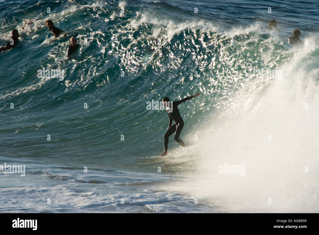 Surfing snapper rocks known superbank hi-res stock photography and ...