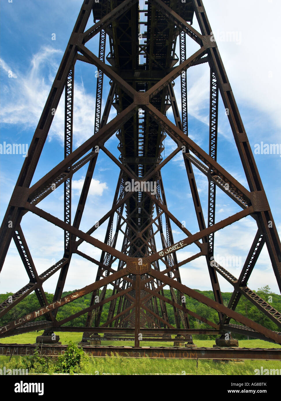 kate shelley high bridge railroad boone iowa des moines river tresle ...