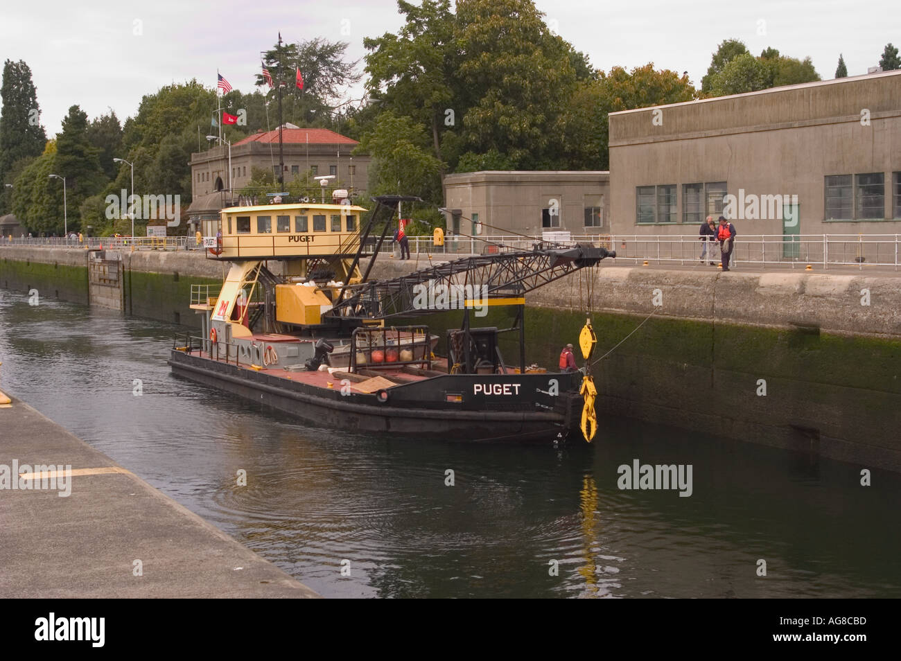 Hiram M Chittenden Locks Ballard Locks with US Army Corps of Engineers ...