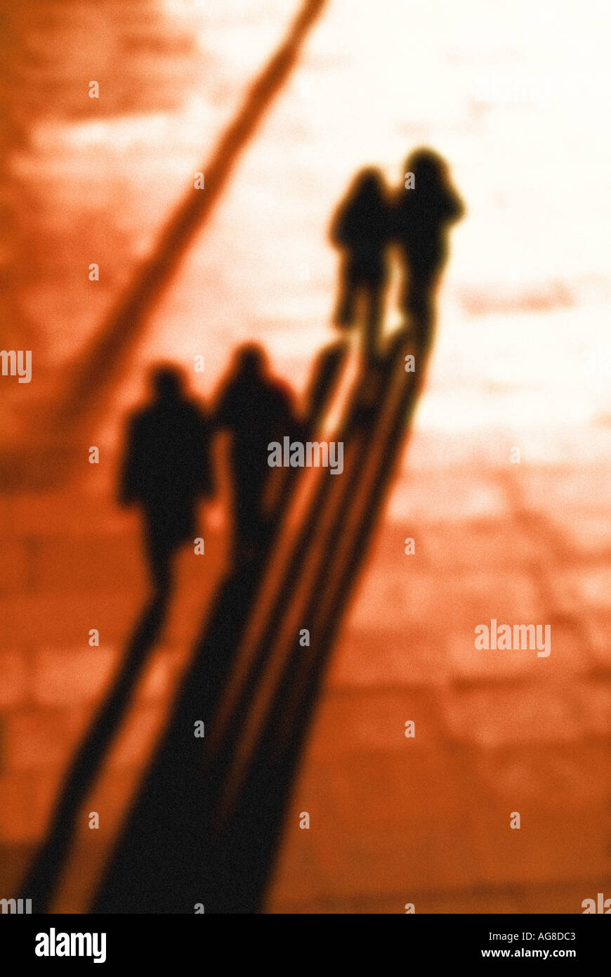 People and shadows Stock Photo - Alamy