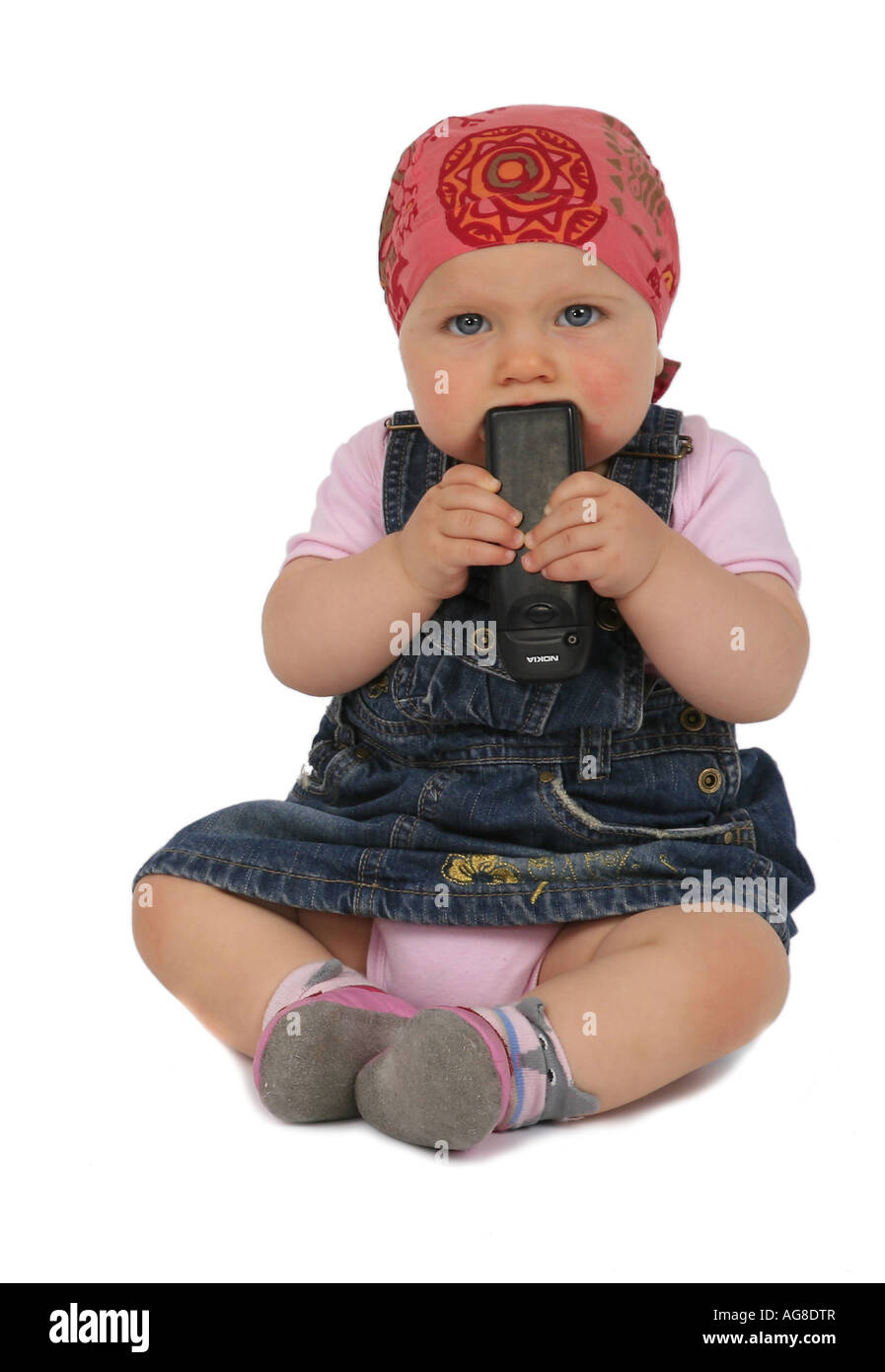 Kids mobile phone child Cut Out Stock Images & Pictures - Alamy