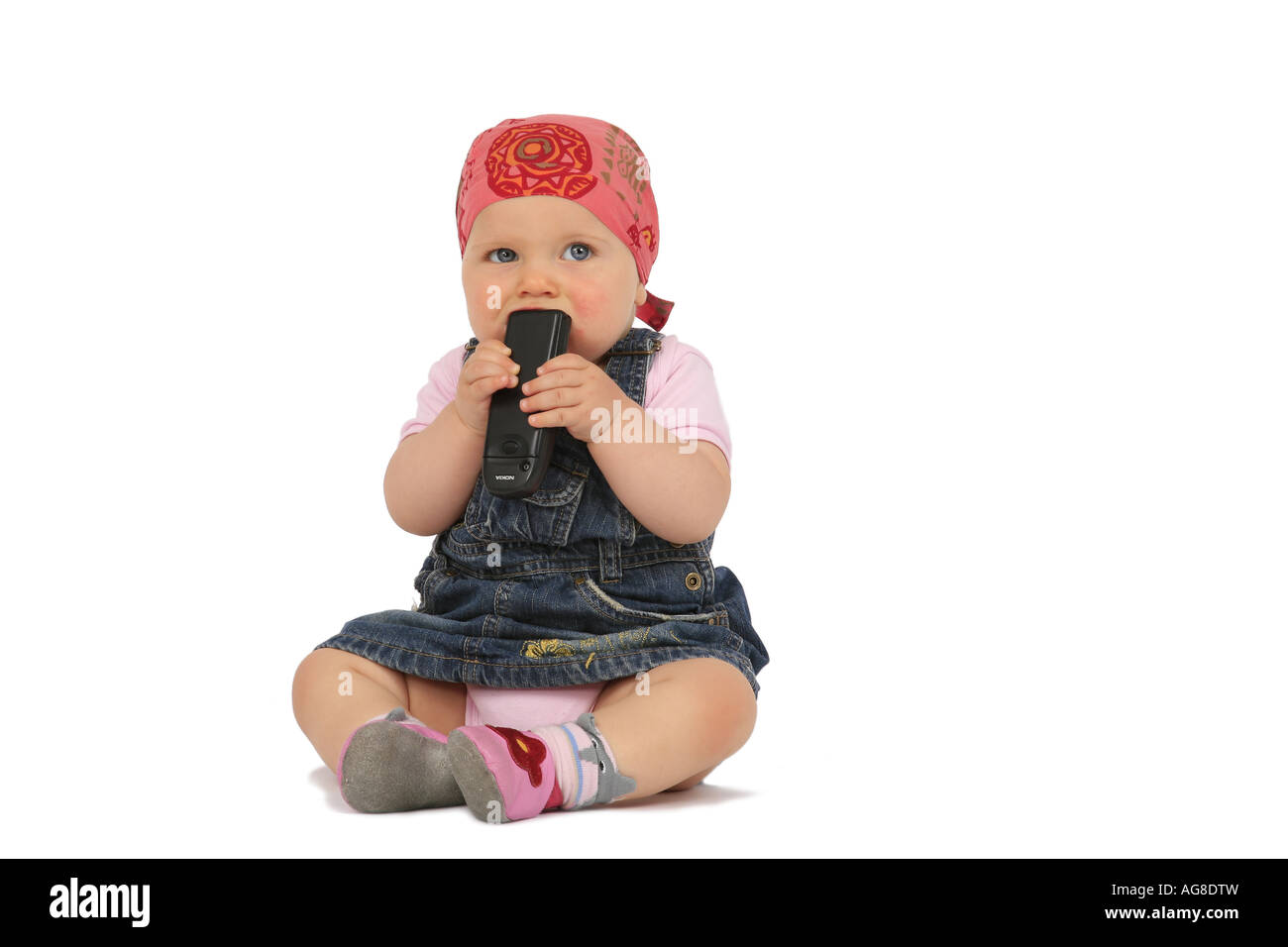 Kids mobile phone child Cut Out Stock Images & Pictures - Alamy