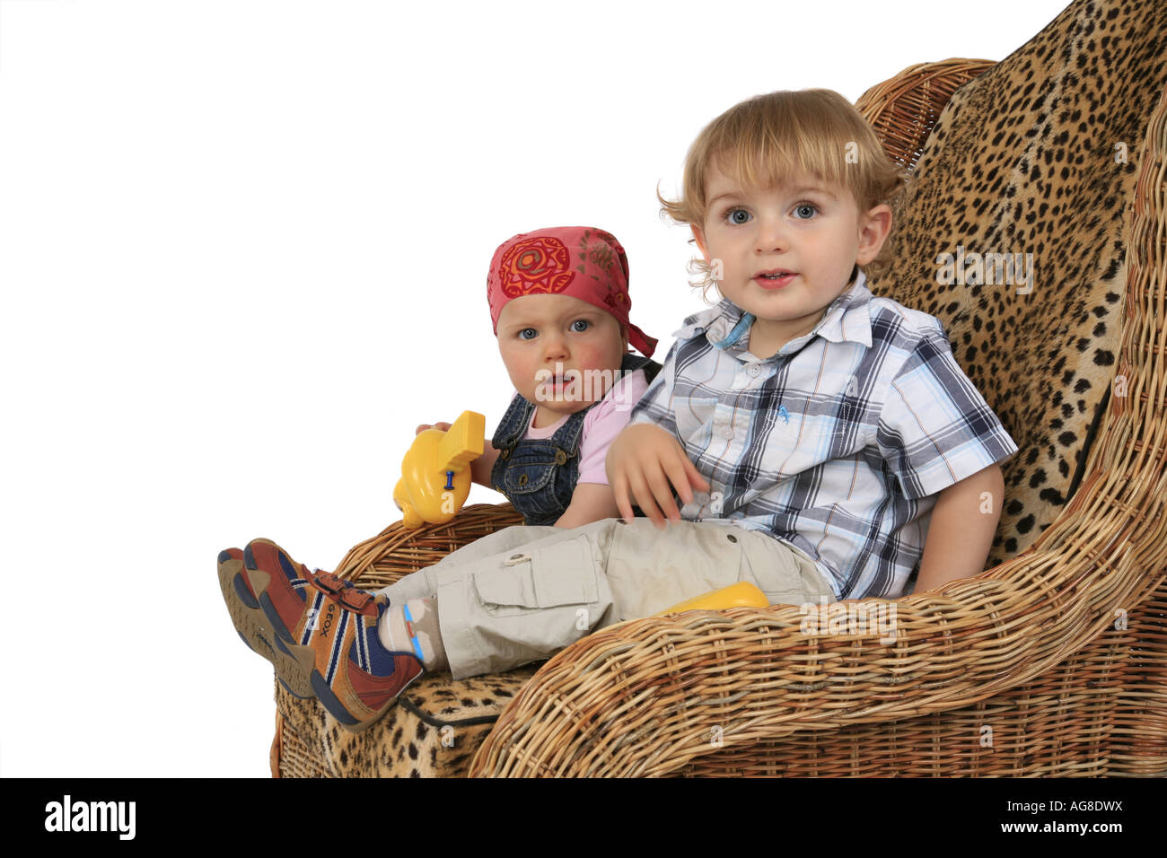 Children in easy chair hi-res stock photography and images - Alamy