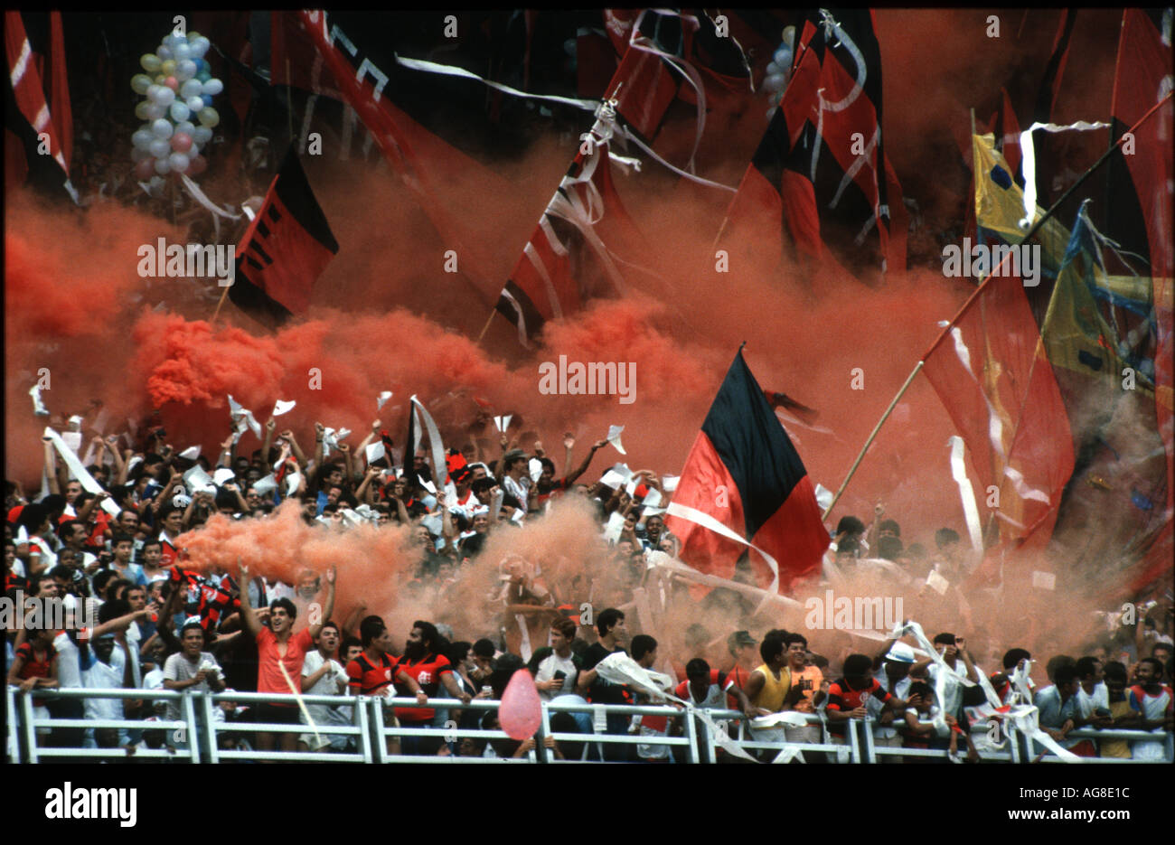 BRAZIL SOCCER FANS AT MARACANA STADIUM RIO DE JANEIRO Photo Julio ...