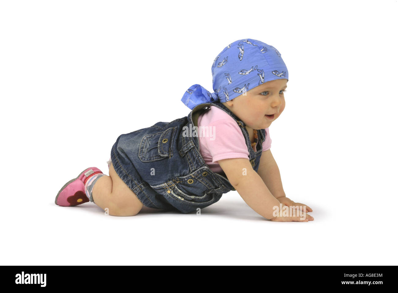 Crawling baby cutout Cut Out Stock Images & Pictures - Alamy