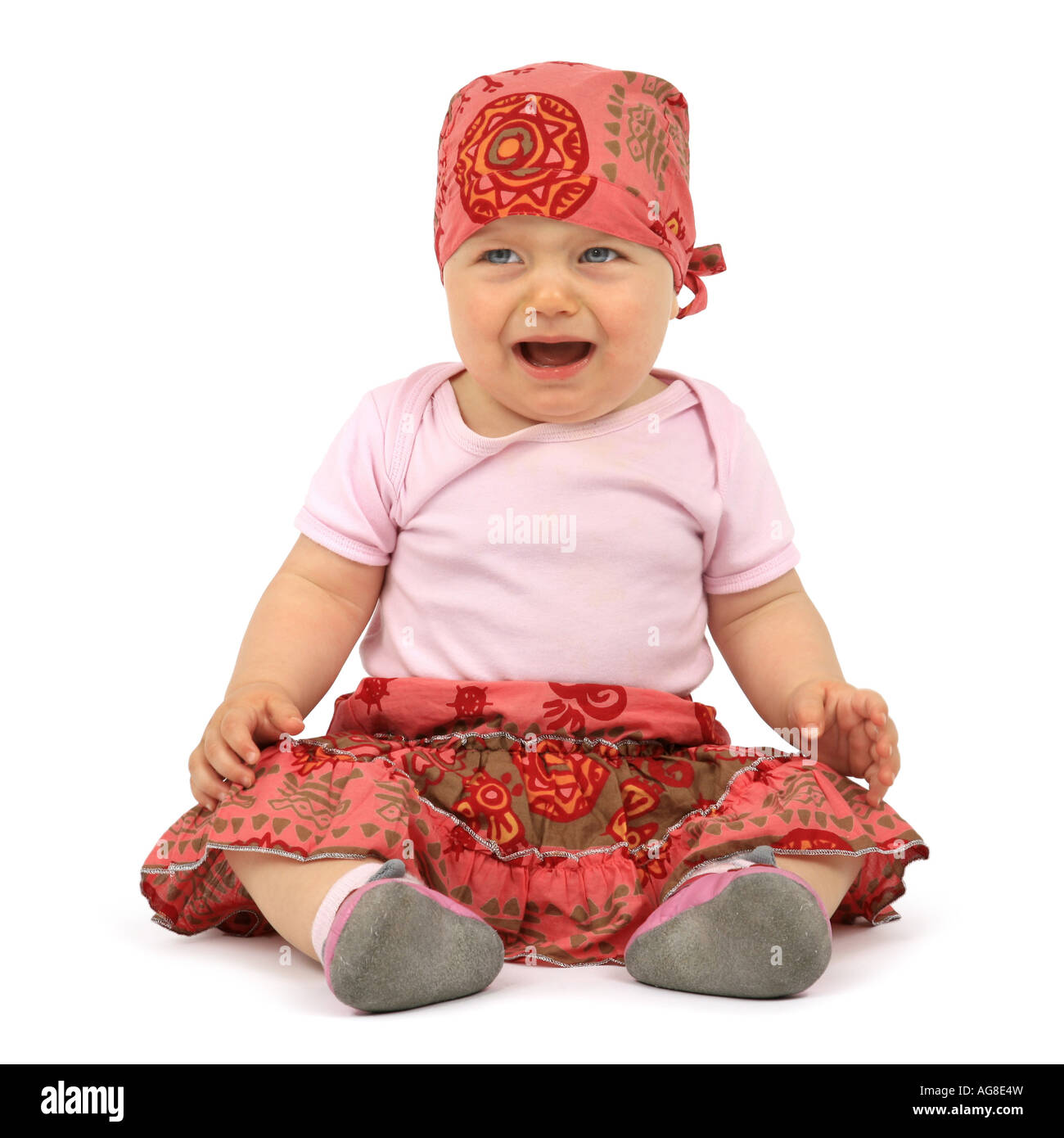 Baby face crying Cut Out Stock Images & Pictures - Alamy