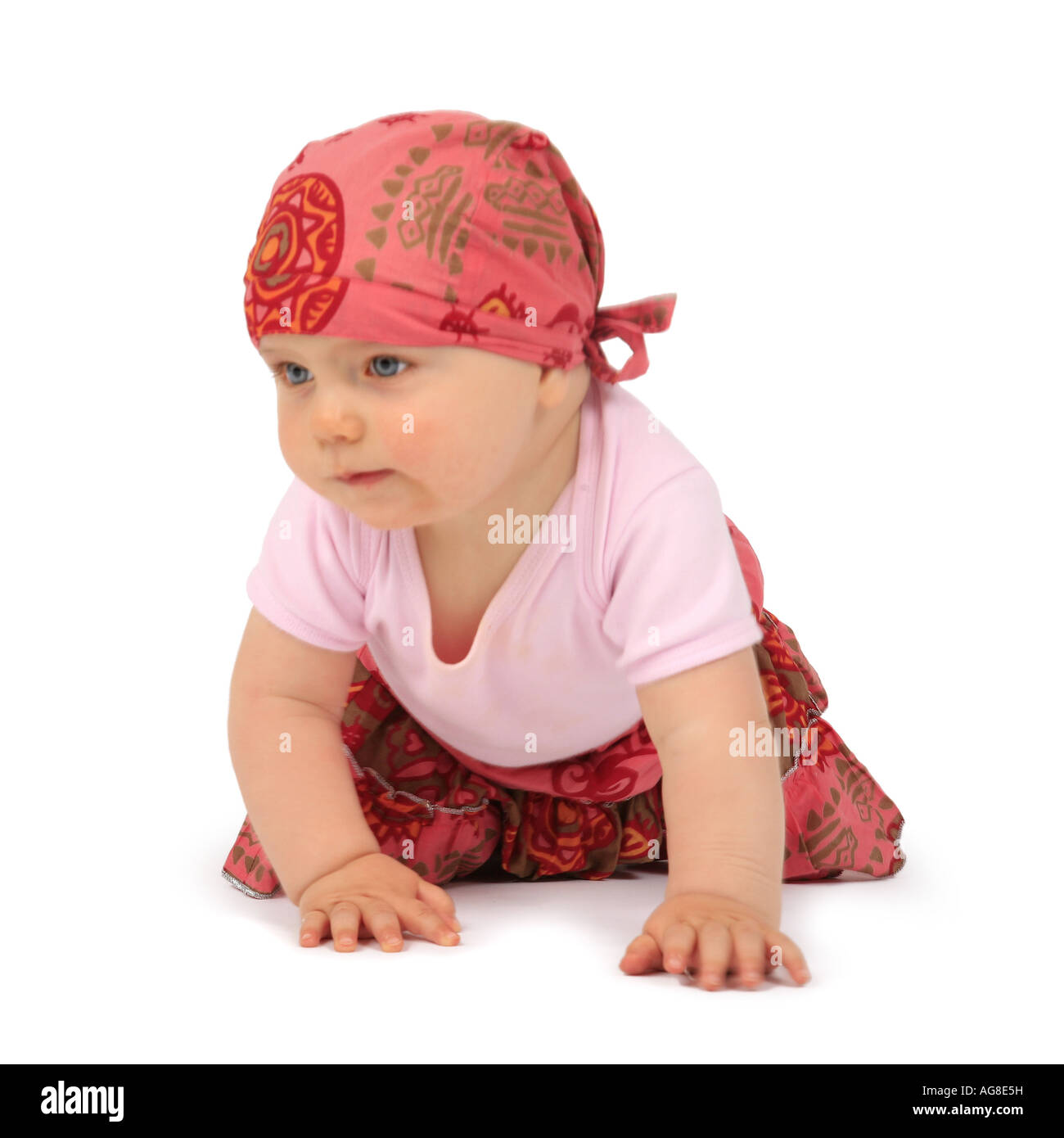 Crawling skirt skirts Cut Out Stock Images & Pictures - Alamy