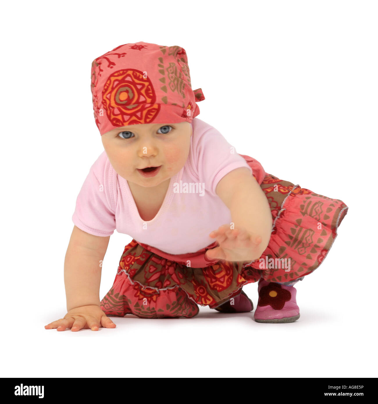 Crawling baby cutout Cut Out Stock Images & Pictures - Alamy