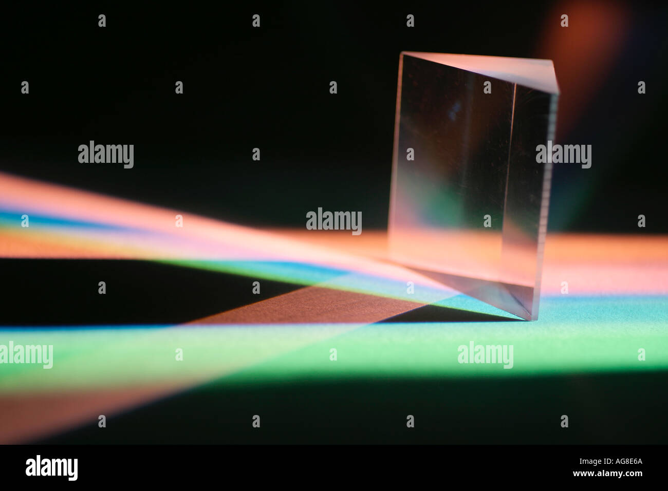 Triangular prism refraction hi-res stock photography and images - Alamy