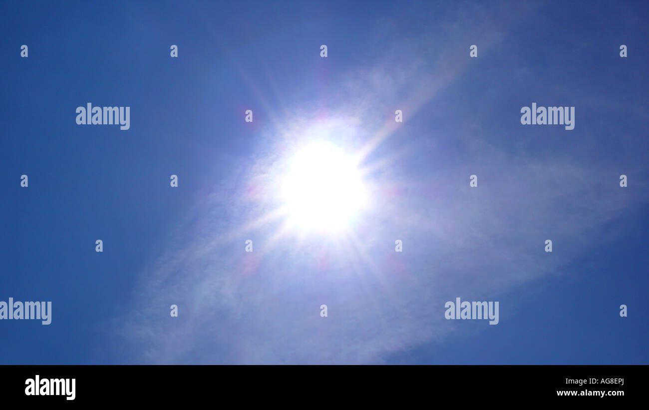clouds with sun Stock Photo - Alamy