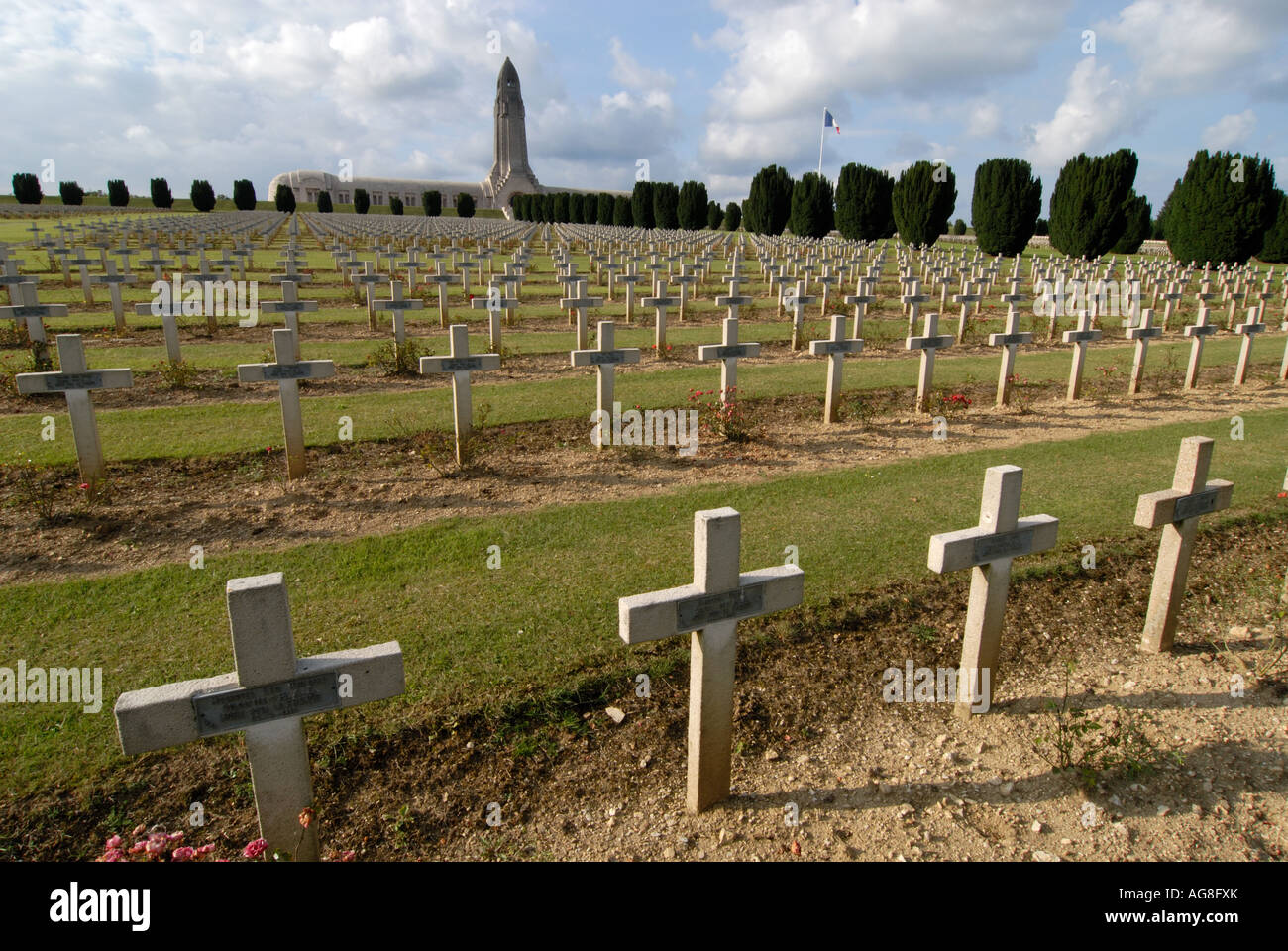 Douaumont war cemetery, Verdun Stock Photo - Alamy