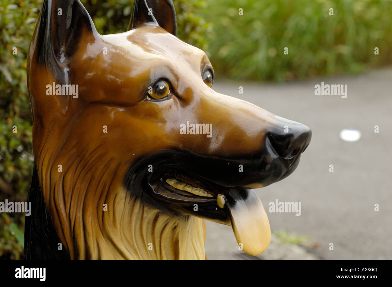 shepherd dog statue Stock Photo - Alamy