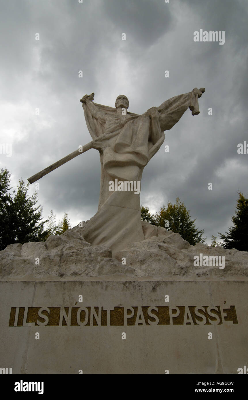 French First World War memorial near Verdun Stock Photo - Alamy