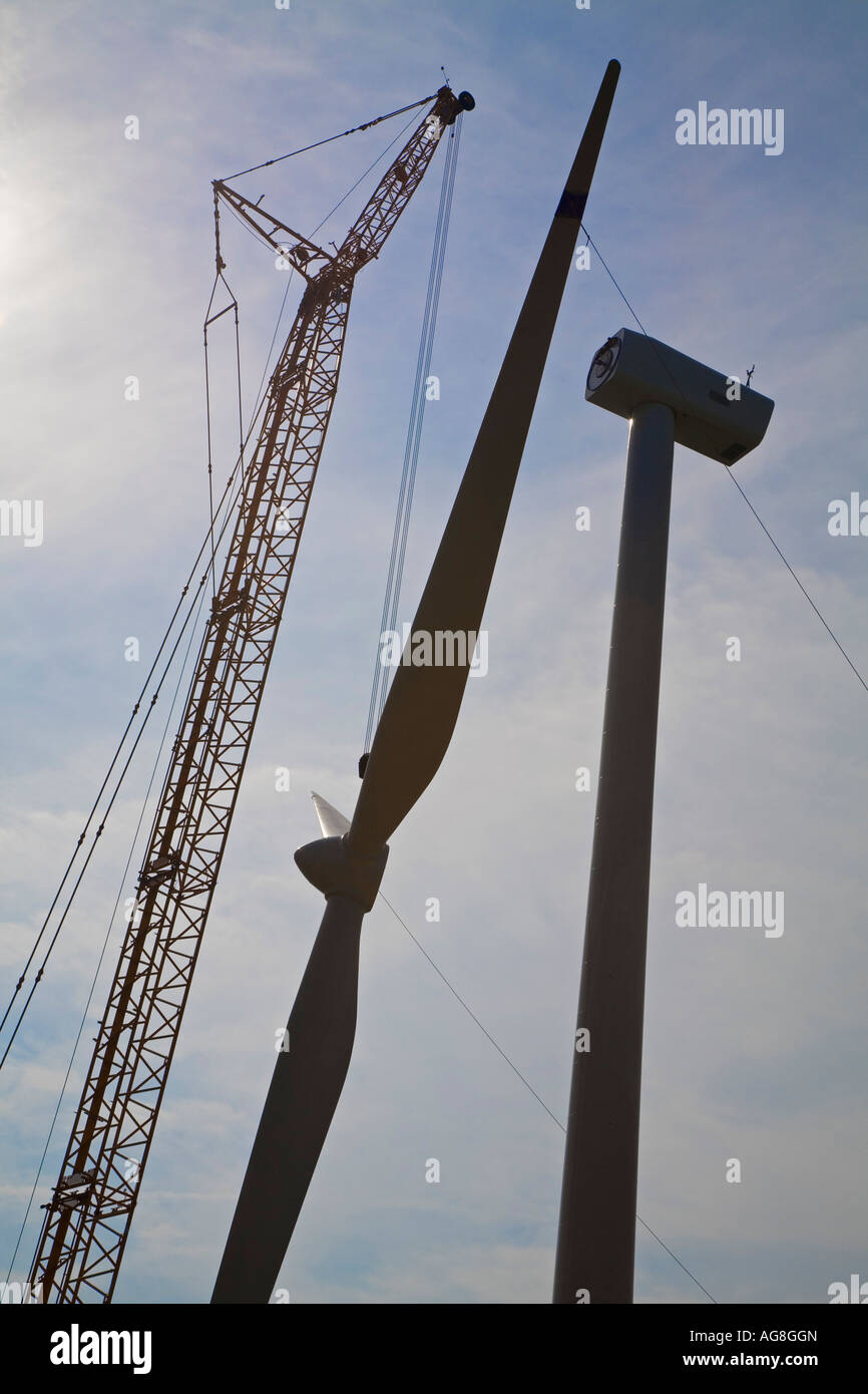 Wind energy construction hi-res stock photography and images - Alamy