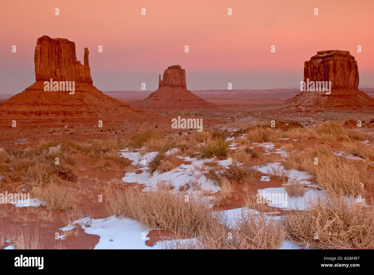 Table mountains, Monument Valley State Park, Arizona, USA Stock Photo ...