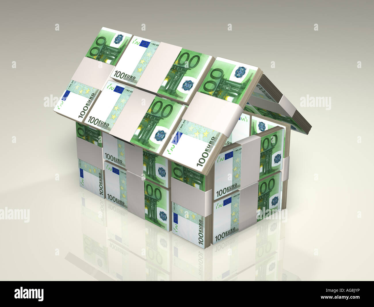 House made of money Stock Photo - Alamy