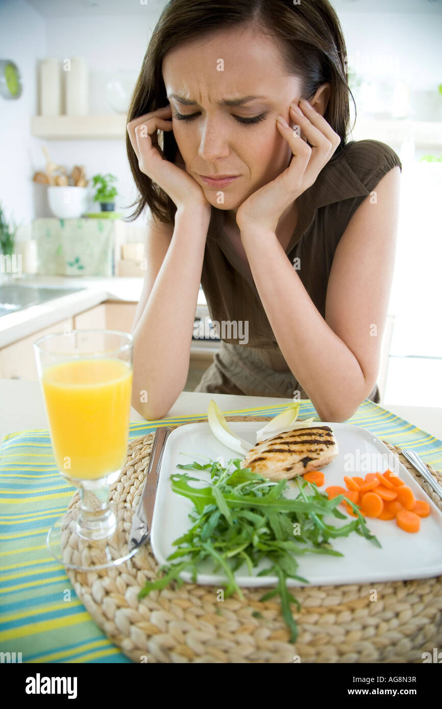 Not hungry woman hi-res stock photography and images - Alamy