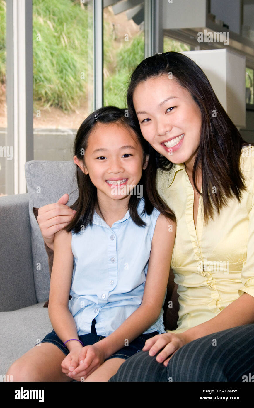 Mother and Daughter Stock Photo - Alamy