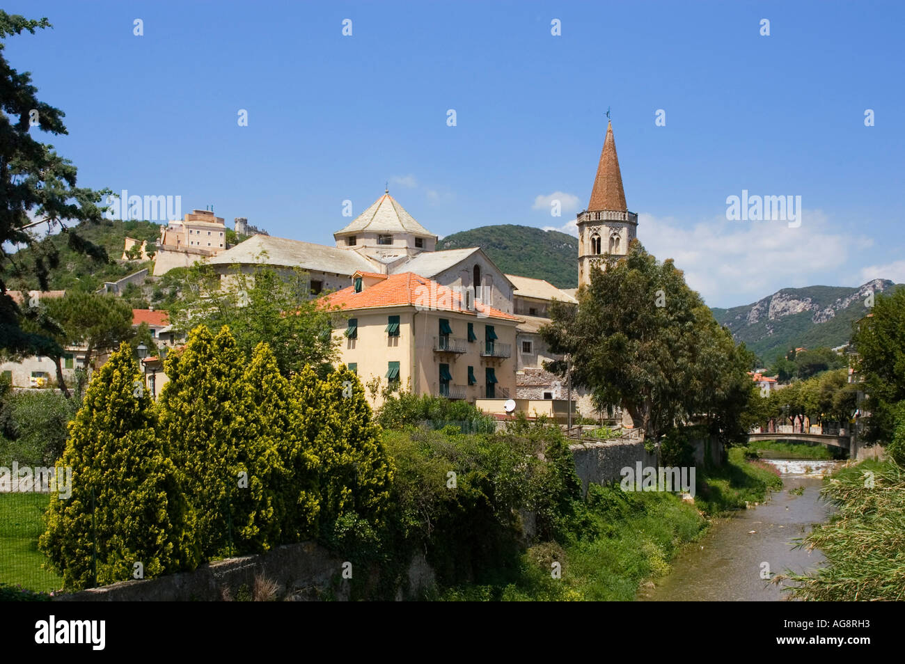Borgo Ligure near Finale Ligure Riviera di Ponente Liguria Italy Stock ...