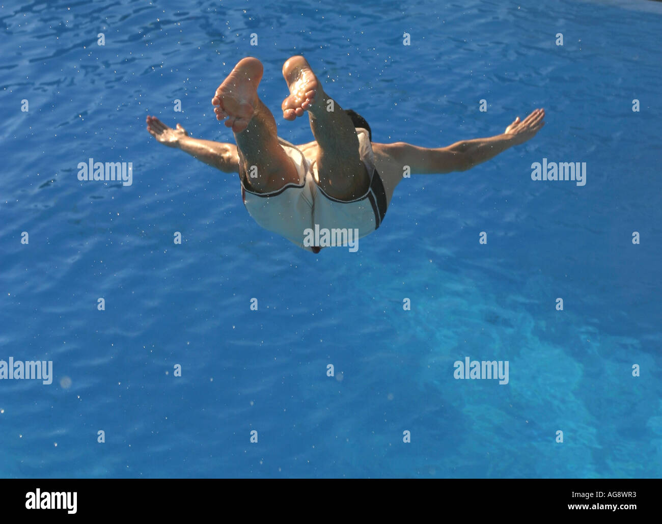 High diving swimming hi-res stock photography and images - Alamy