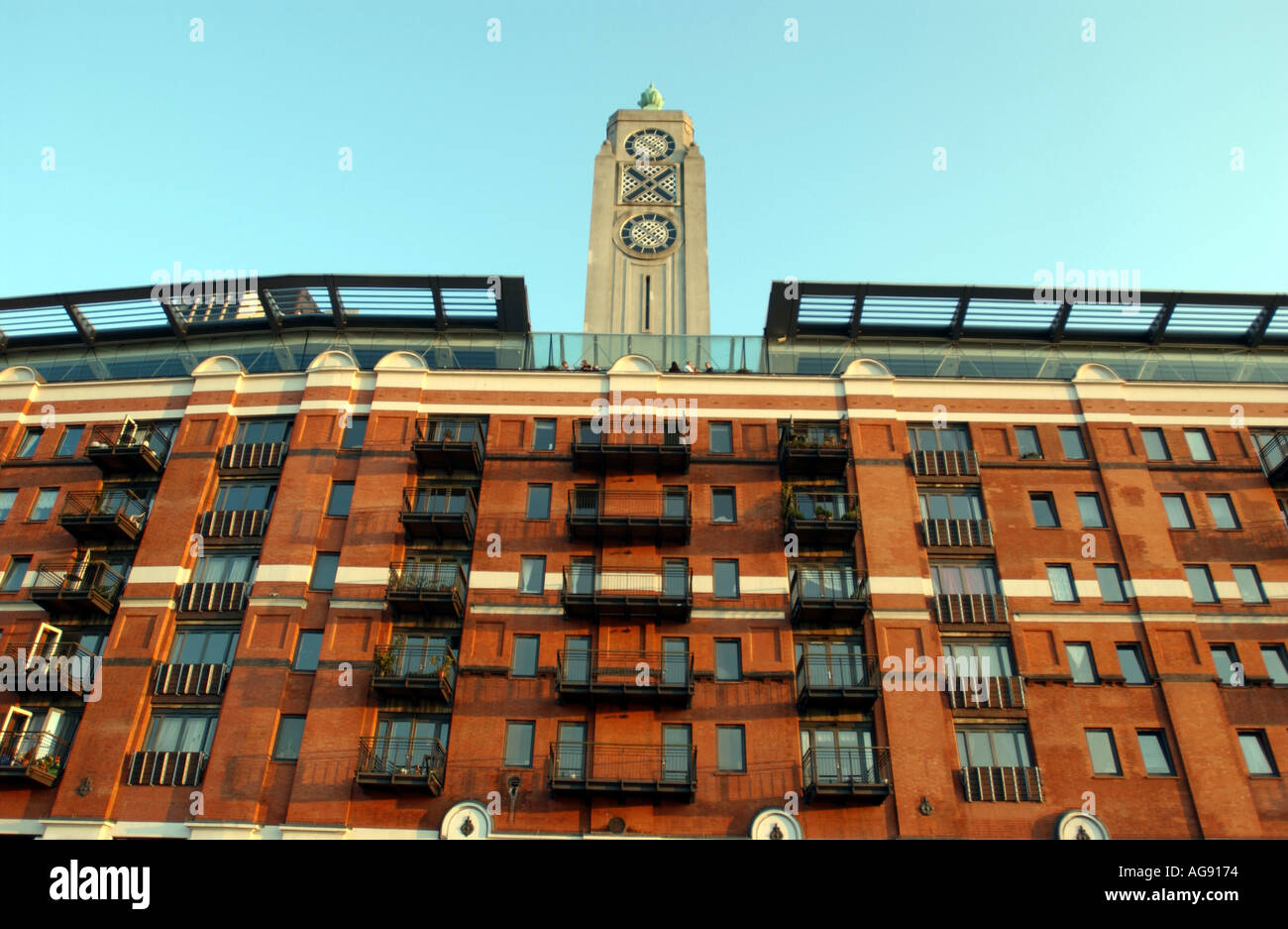 South Bank, Oxo Tower, Day Stock Photo - Alamy