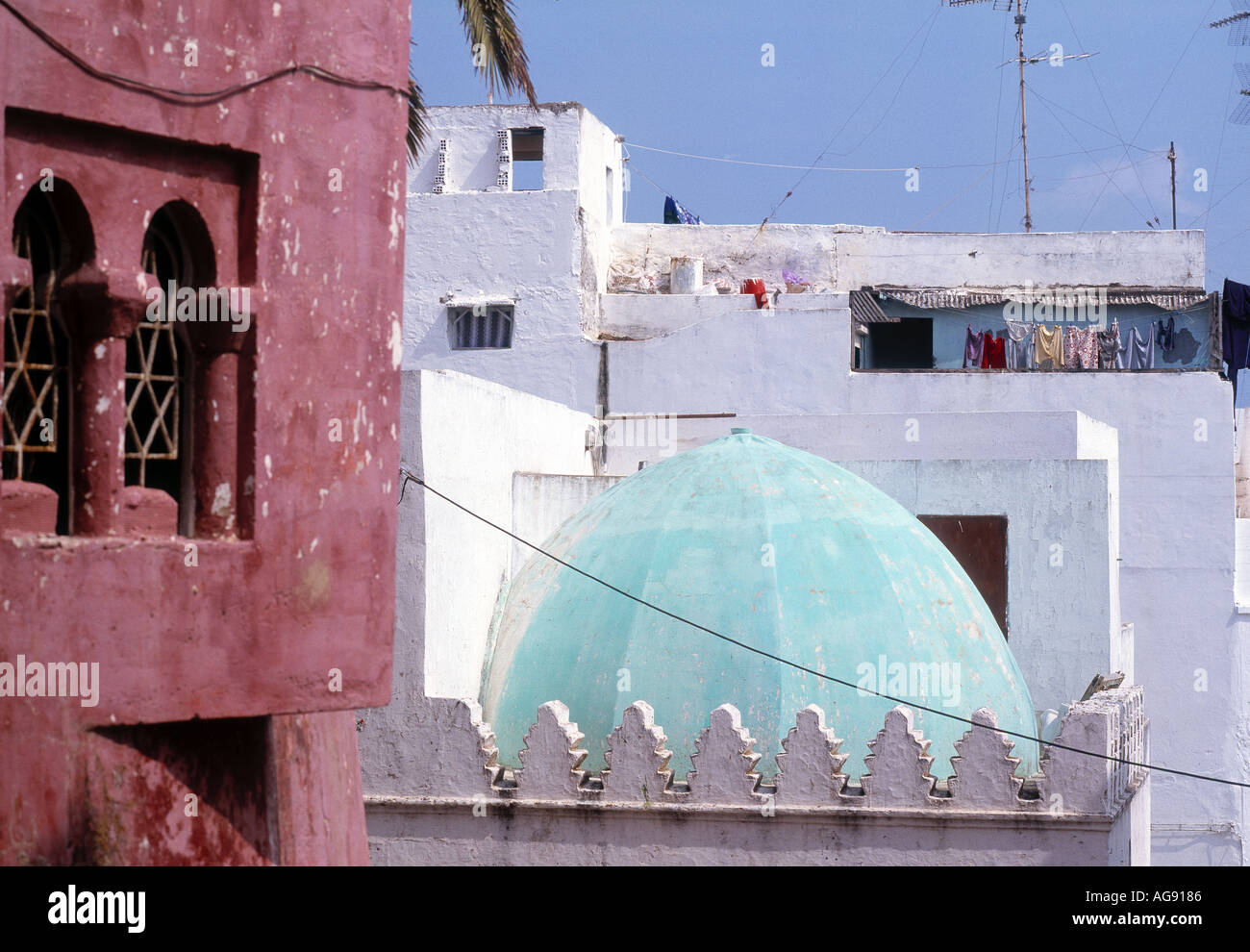 Morocco, Tangier, Rooftops Stock Photo - Alamy