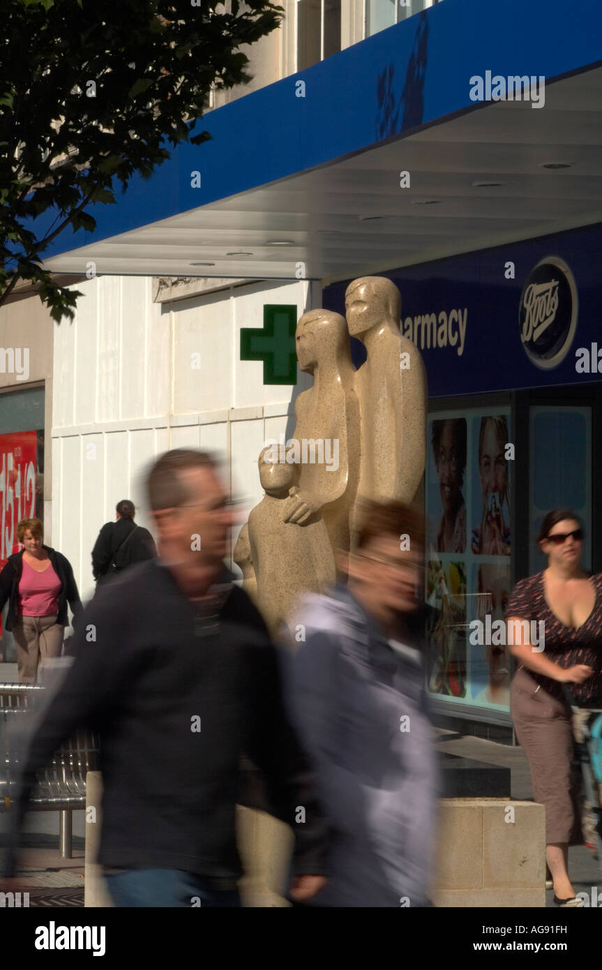 Year of the pedestrian sculpture hi-res stock photography and images ...