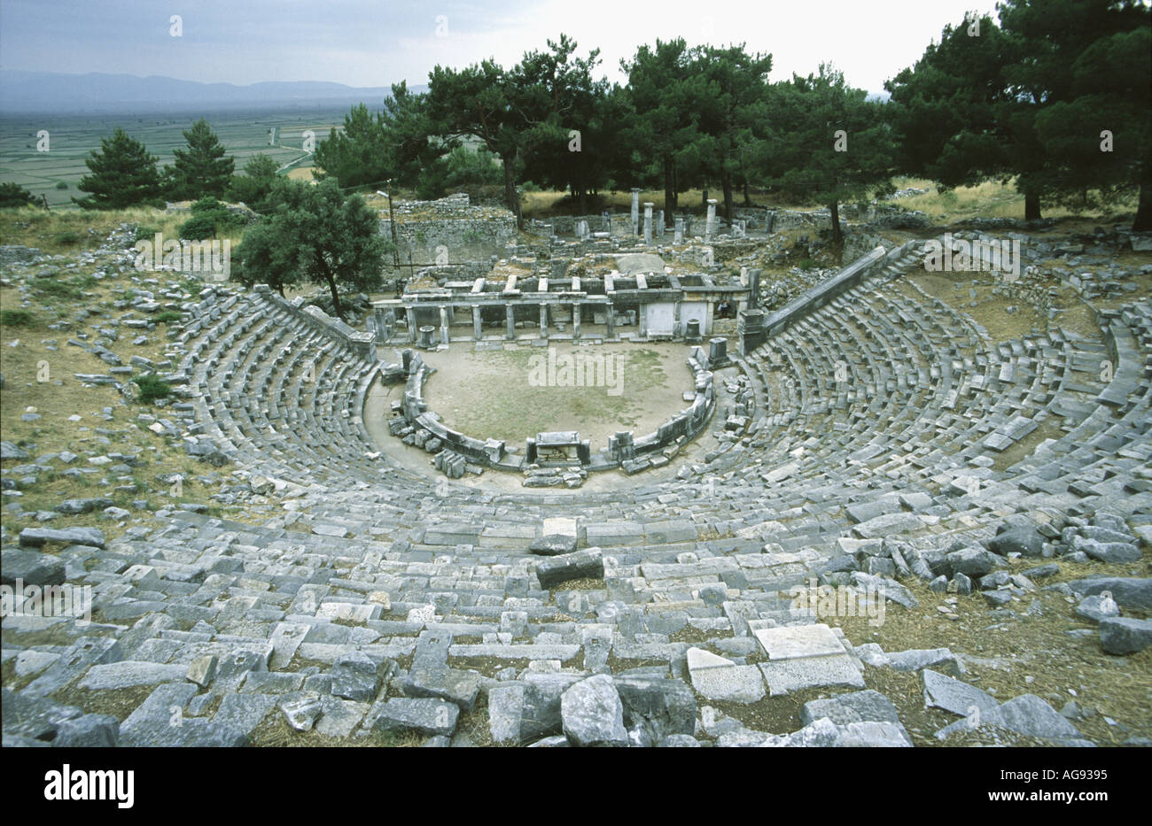 Theatre Priene nr Kusadasi Turkey Stock Photo - Alamy