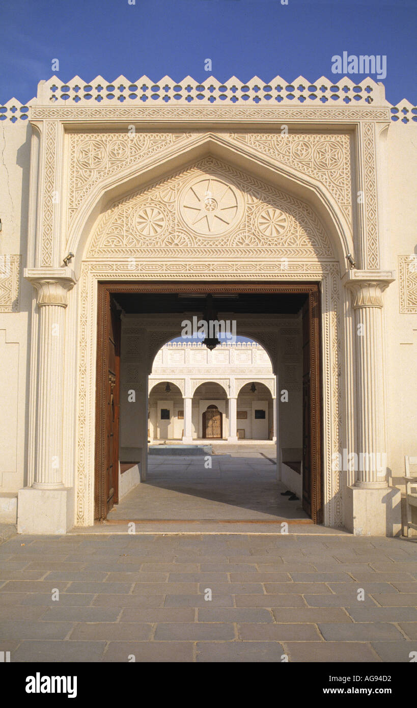 entry gate of mosque city of doha qatar Stock Photo - Alamy