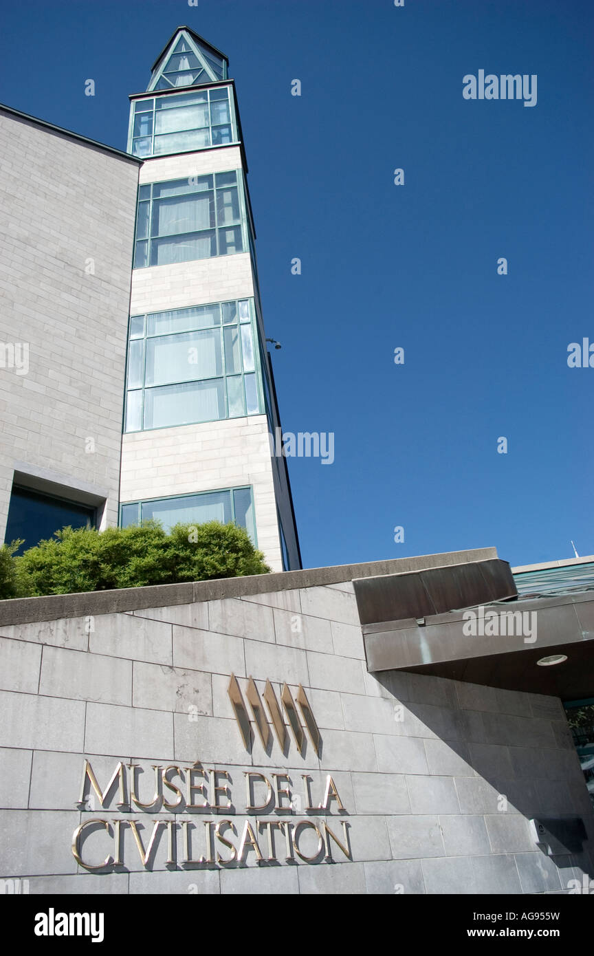 Musee de la Civilisation, Quebec Stock Photo - Alamy