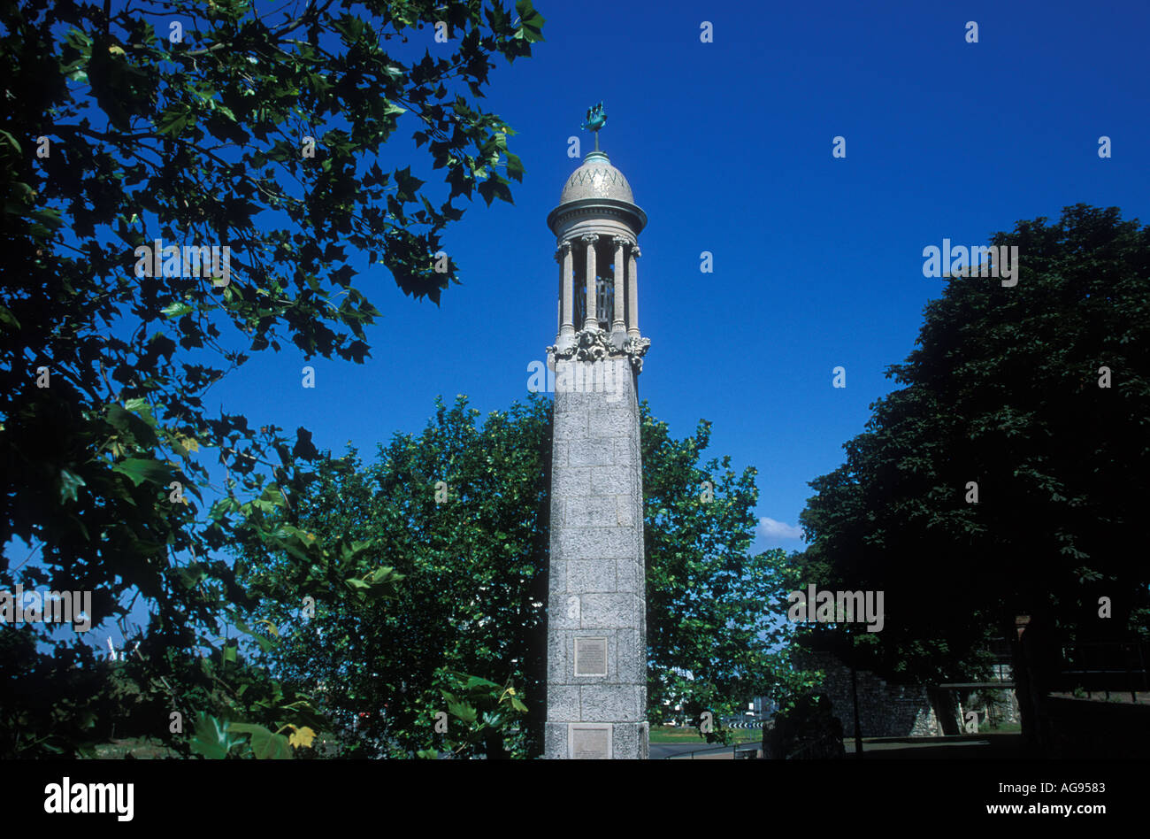 Pilgrim Fathers Mayflower Memorial Southampton Hampshire England Stock ...