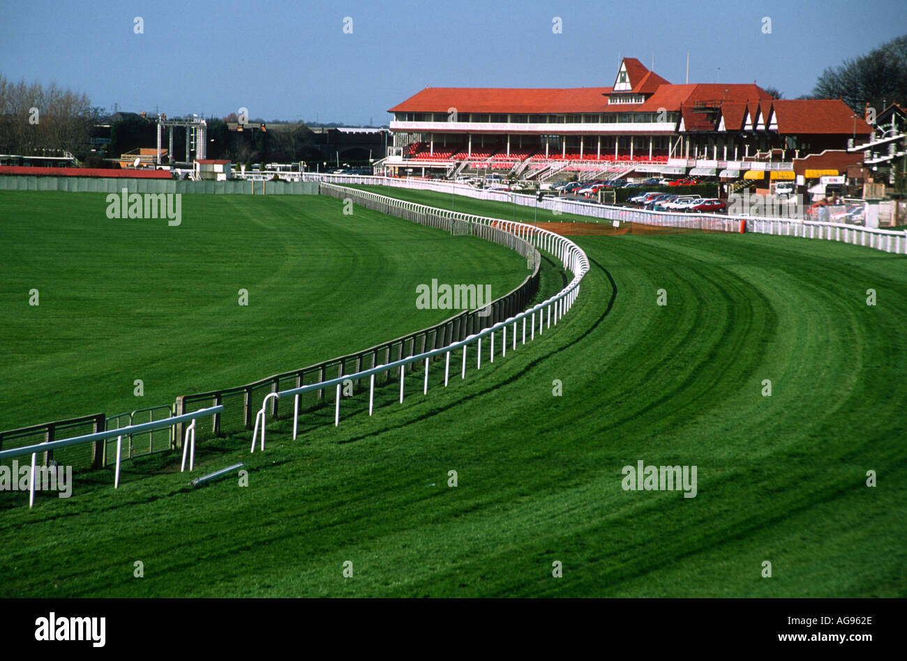 Race Course The Roodee Chester Cheshire England Stock Photo - Alamy