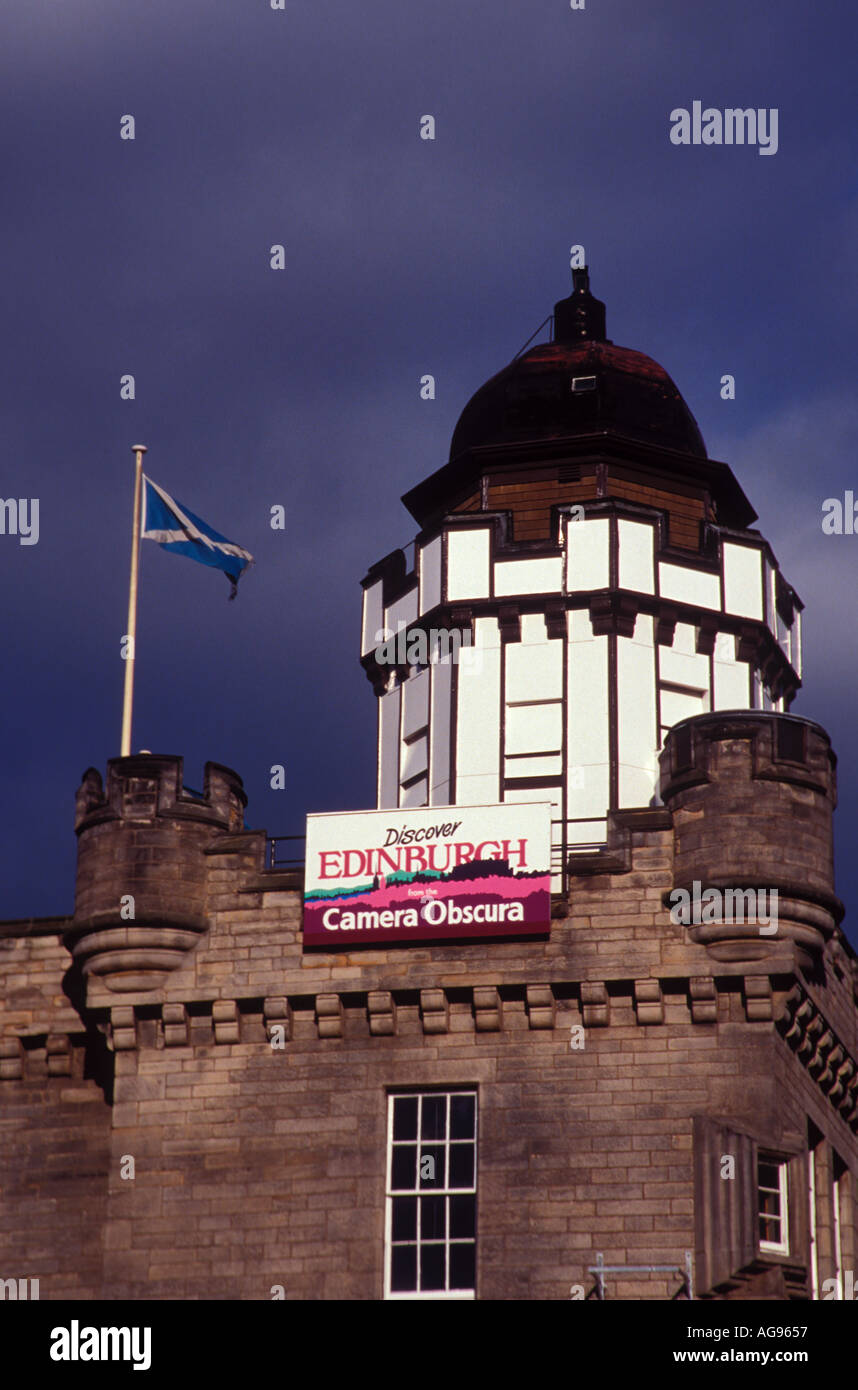 Camera Obscura and outlook tower Edinburgh Scotland Stock Photo - Alamy
