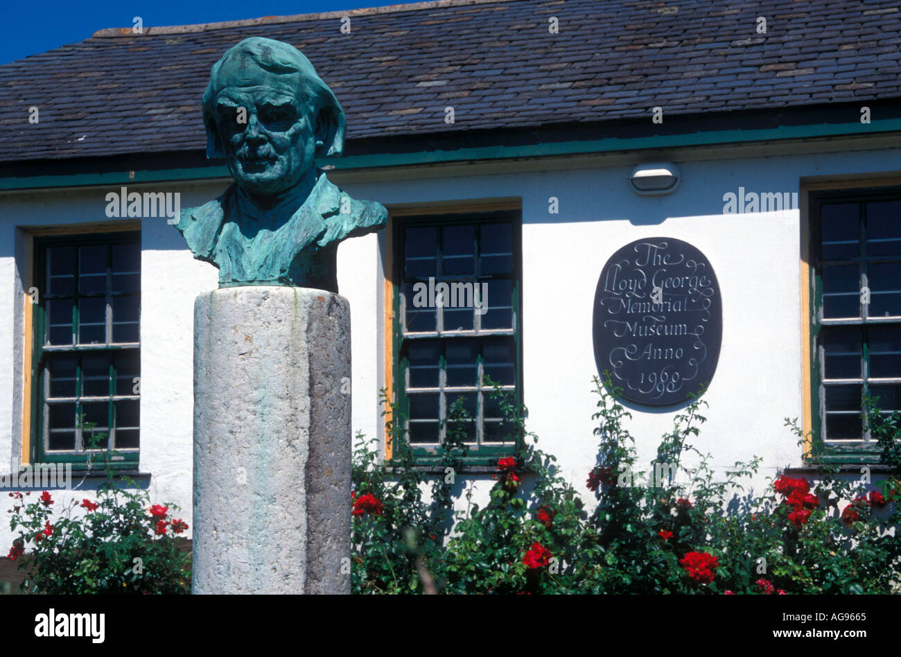 Lloyd George Memorial Museum Llanystumdwy Gwynedd North Wales Stock ...