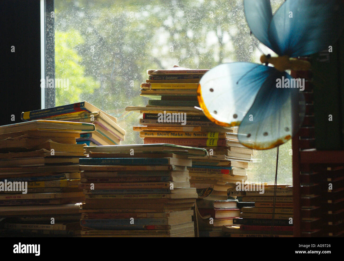 Books On Window Sill High Resolution Stock Photography and Images - Alamy
