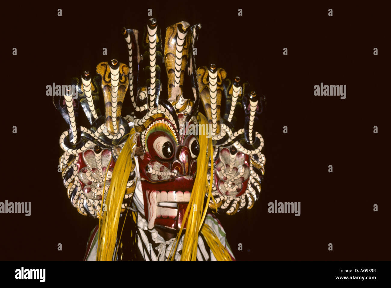 Sri Lanka Galle, Mask with ribbon Stock Photo - Alamy