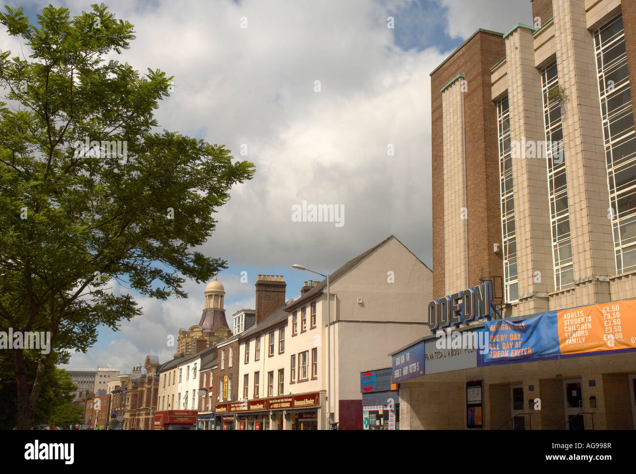 Odeon Cinema in Sidwell Street Exeter Devon UK Stock Photo - Alamy