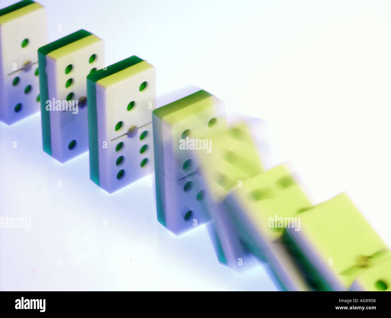 Dominoes falling cutout hi-res stock photography and images - Alamy