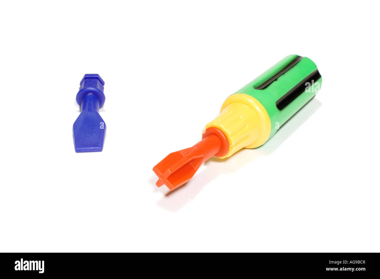 Plastic toy screwdriver tool hi-res stock photography and images - Alamy