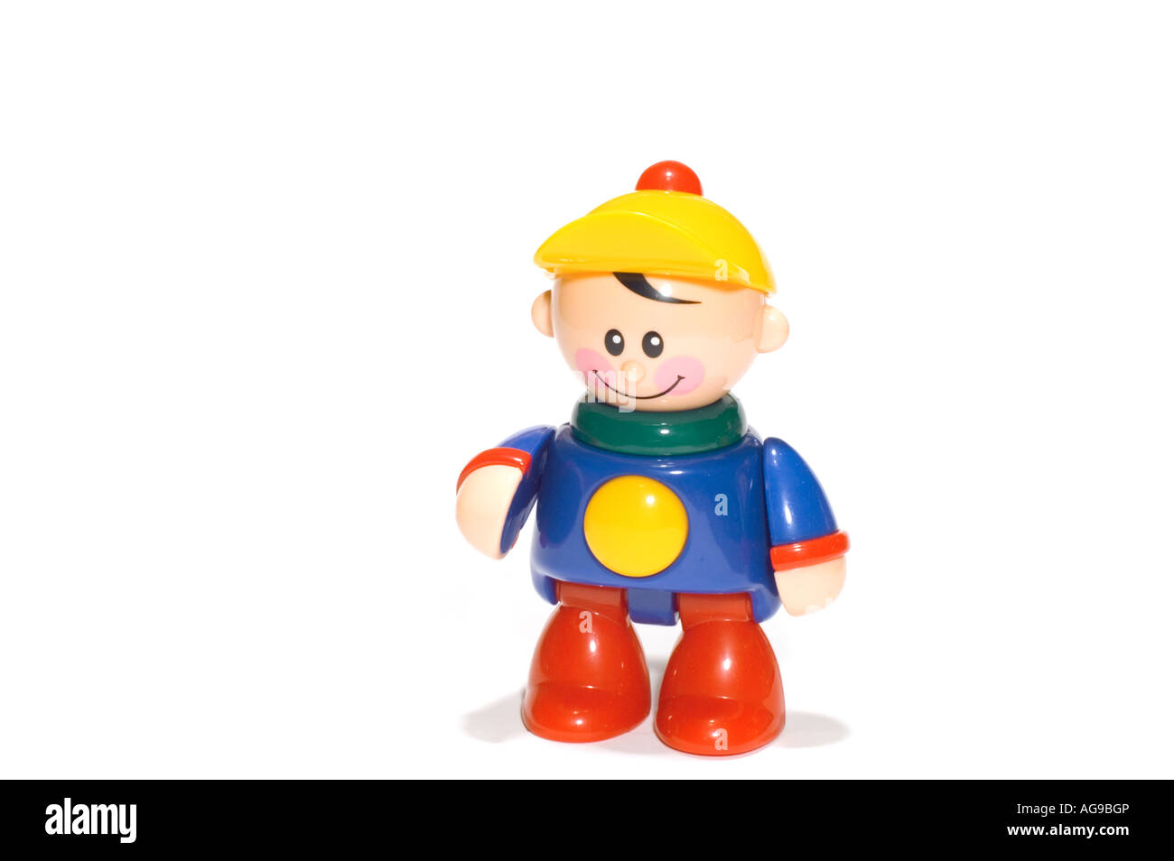 series object on white Toy boy Stock Photo - Alamy