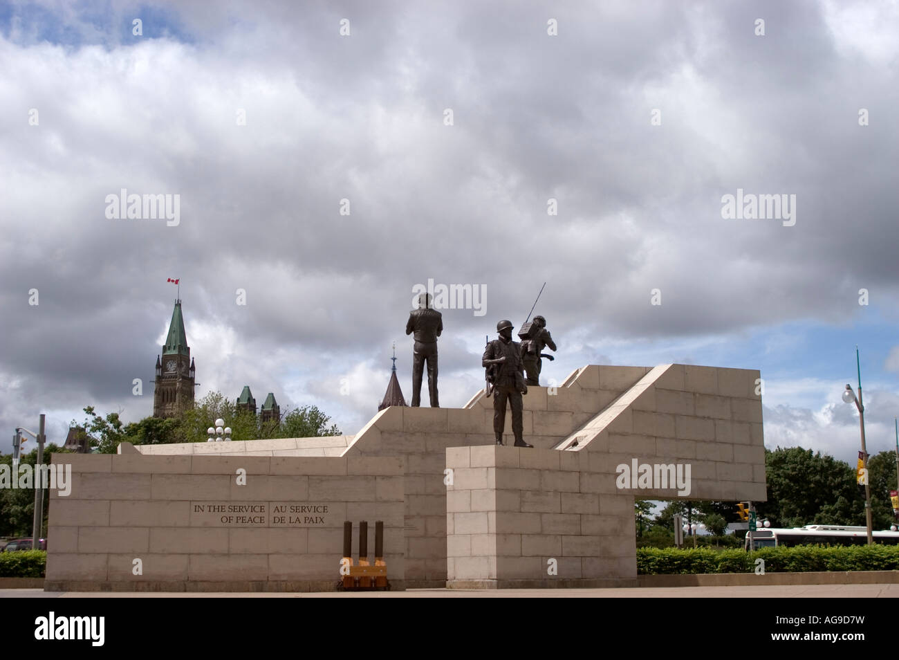 Ottawa / Peace Memorial / Canada Stock Photo - Alamy
