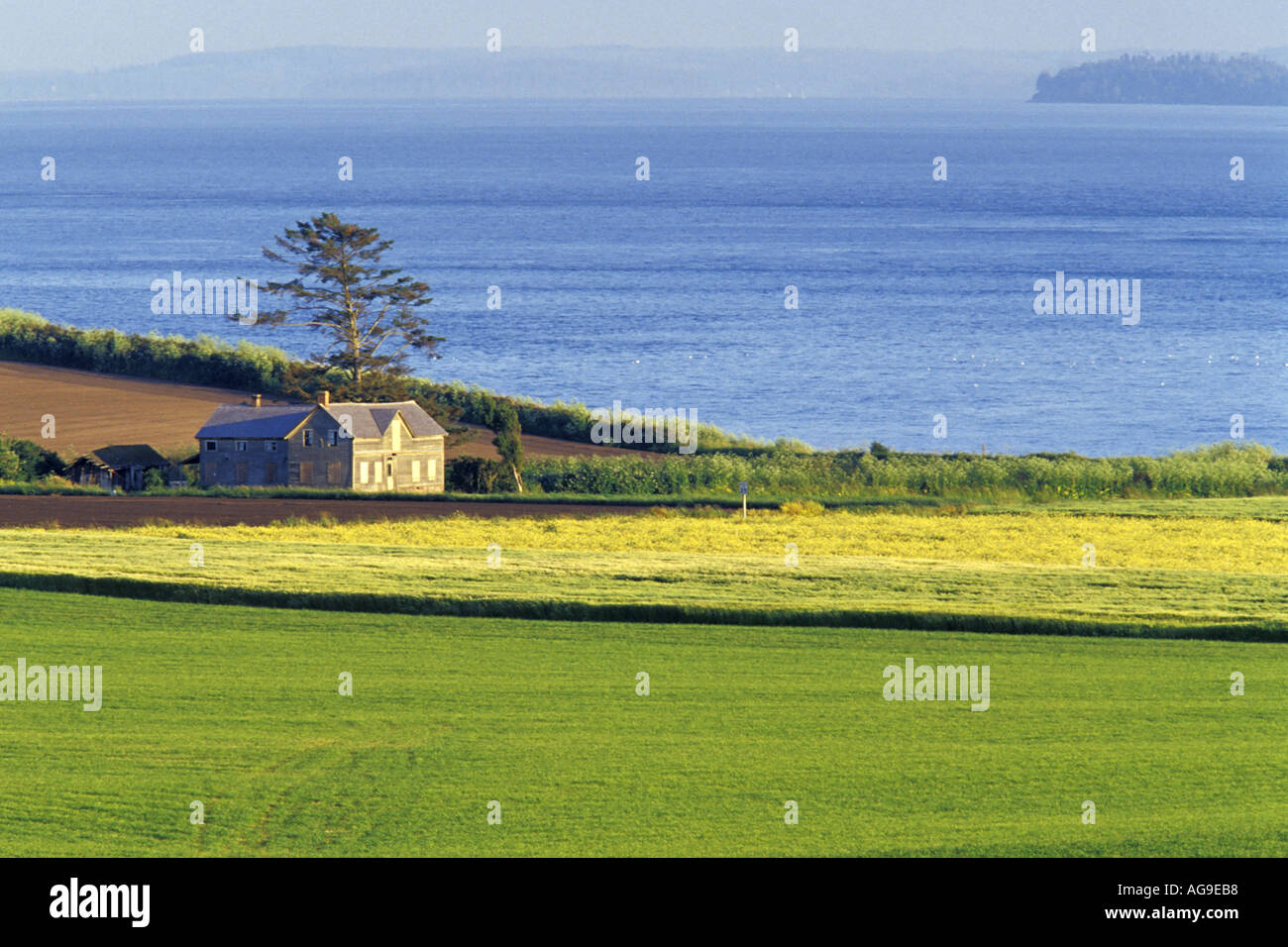 The Ferry House 1865 on Ebeys Prairie Ebeys Landing National Historic ...