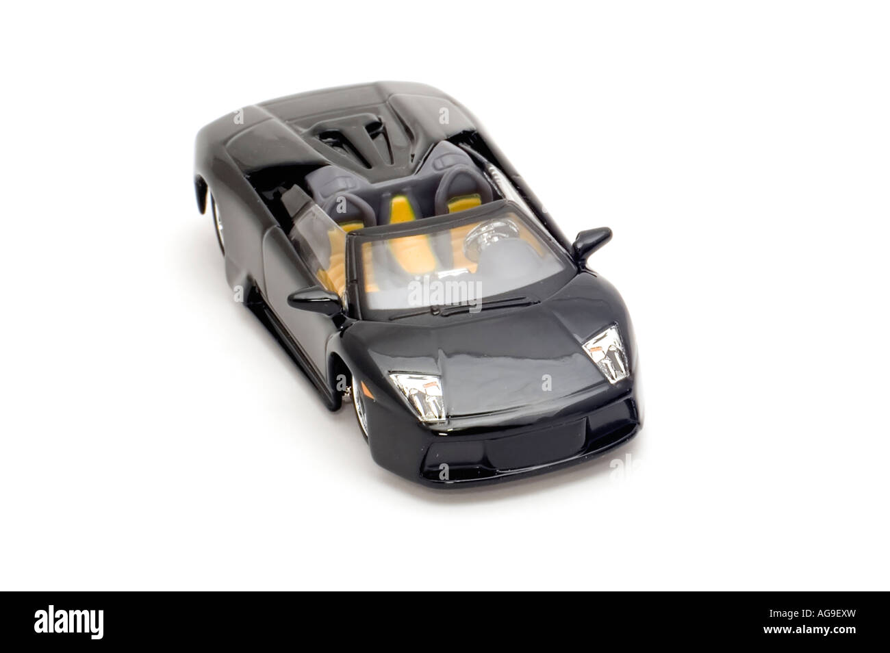 series object on white model sport car Stock Photo - Alamy