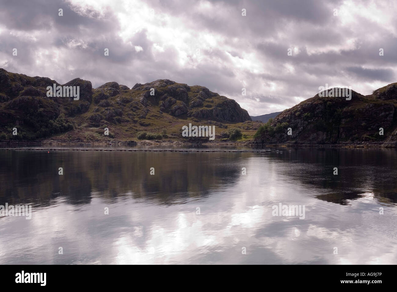 Sheltered cove at Diabaig, north west Scotland Stock Photo - Alamy