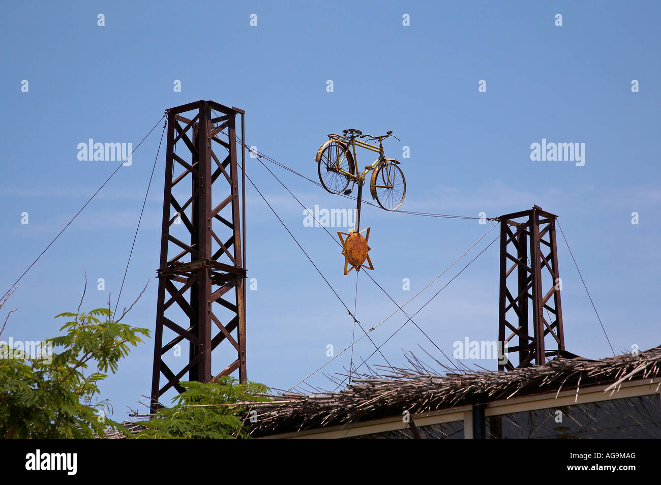 Acrobat on bicycle hi-res stock photography and images - Alamy